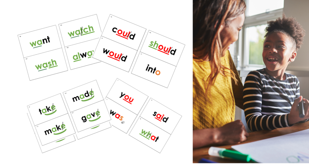 How to teach sight words to struggling readers? The Phonetic Flashcard ...